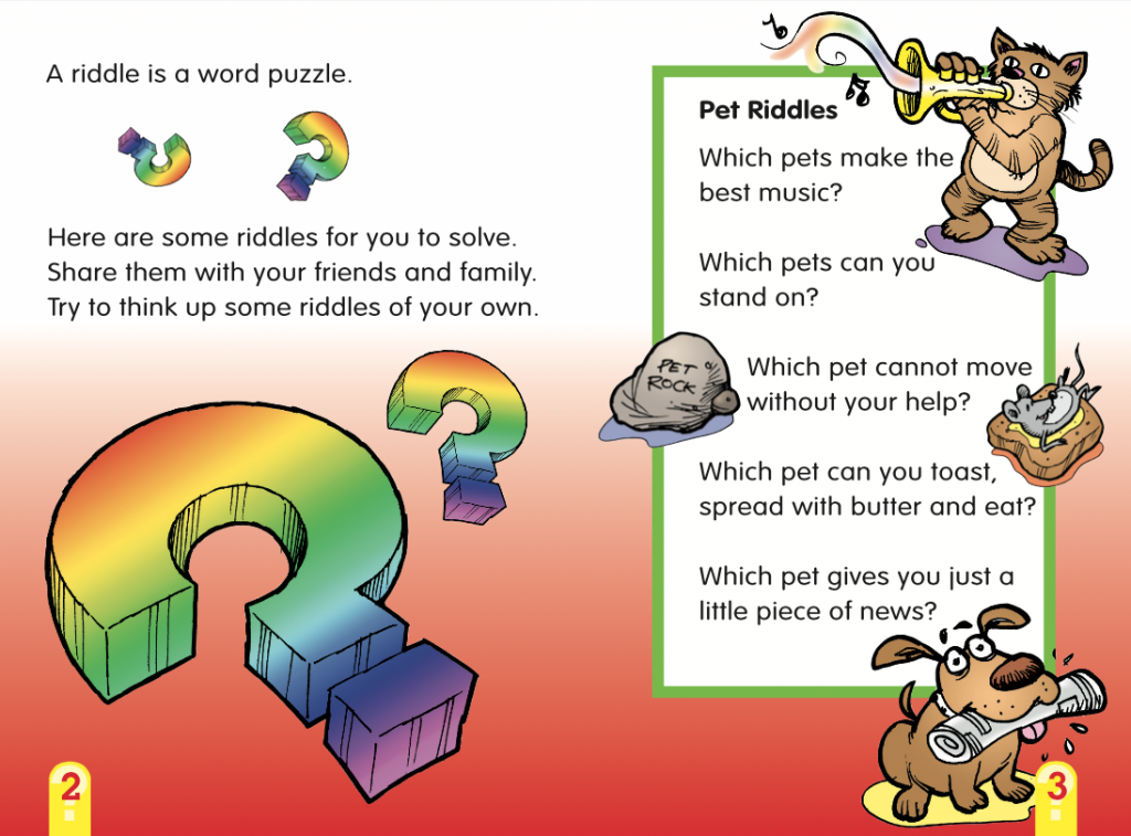 The Red book of Riddles | Digital Book + Activities – AMS Educational